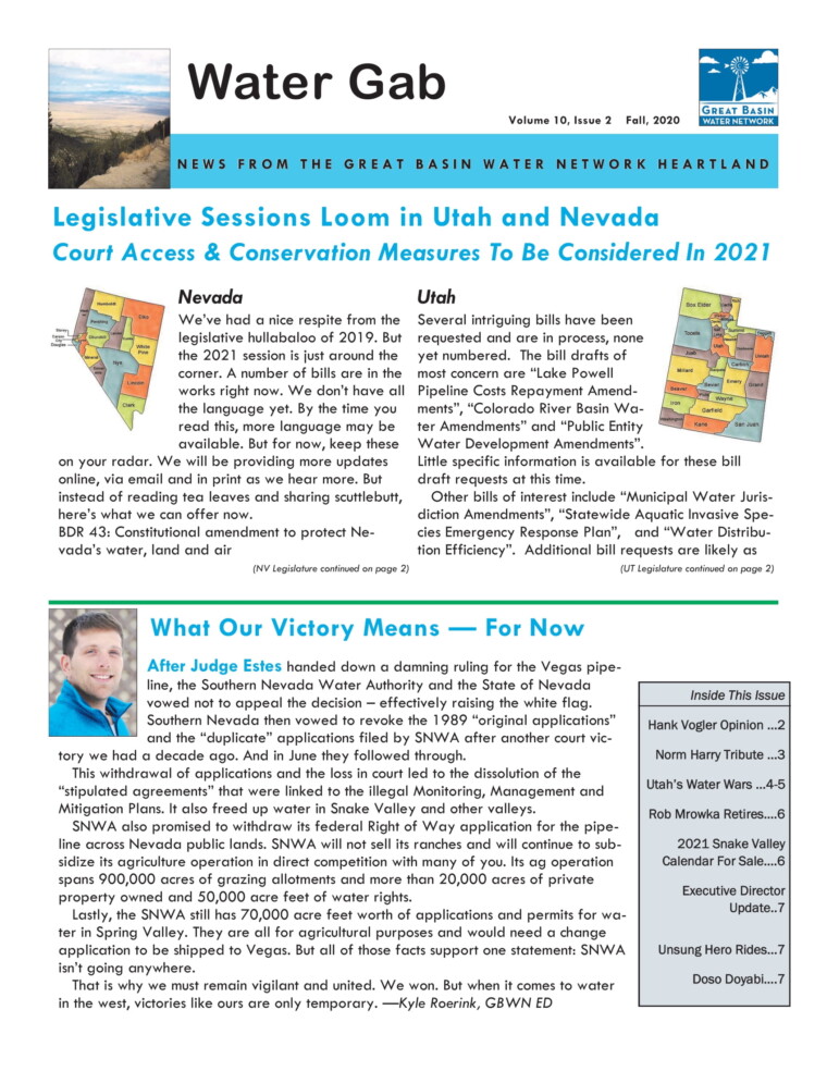 Water Gab - Great Basin Water Network