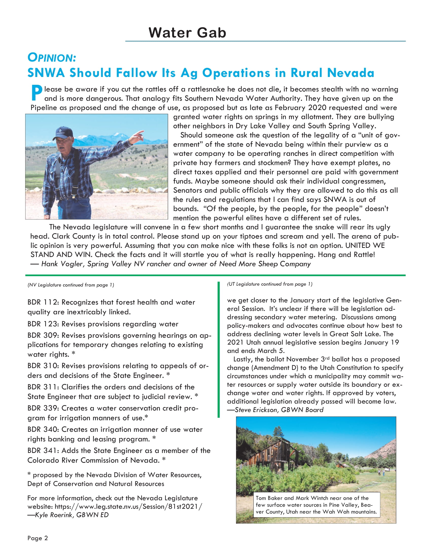 Water Gab - Great Basin Water Network